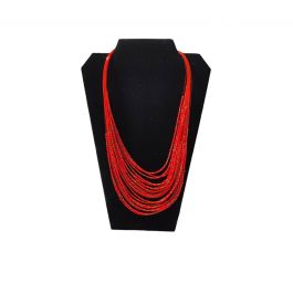 Red gold necklace