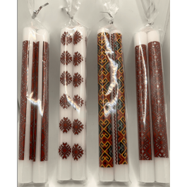 24 Ukrainian Candle Straight Set of 2